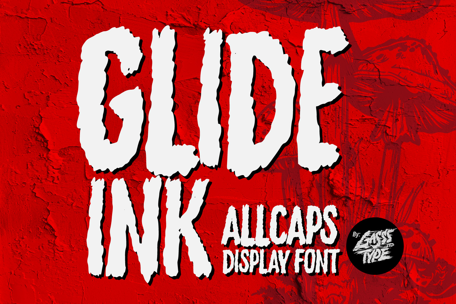 Glide Ink – Fast Rough Display Font