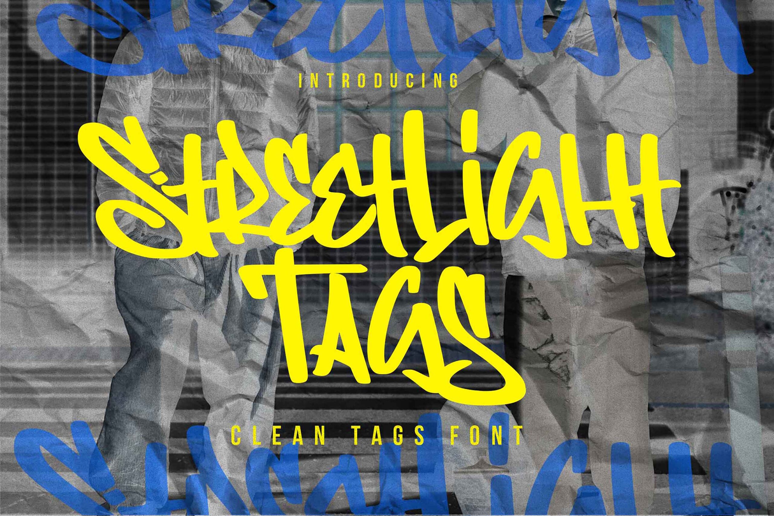 Streetlight Tags – Clean Tags Font